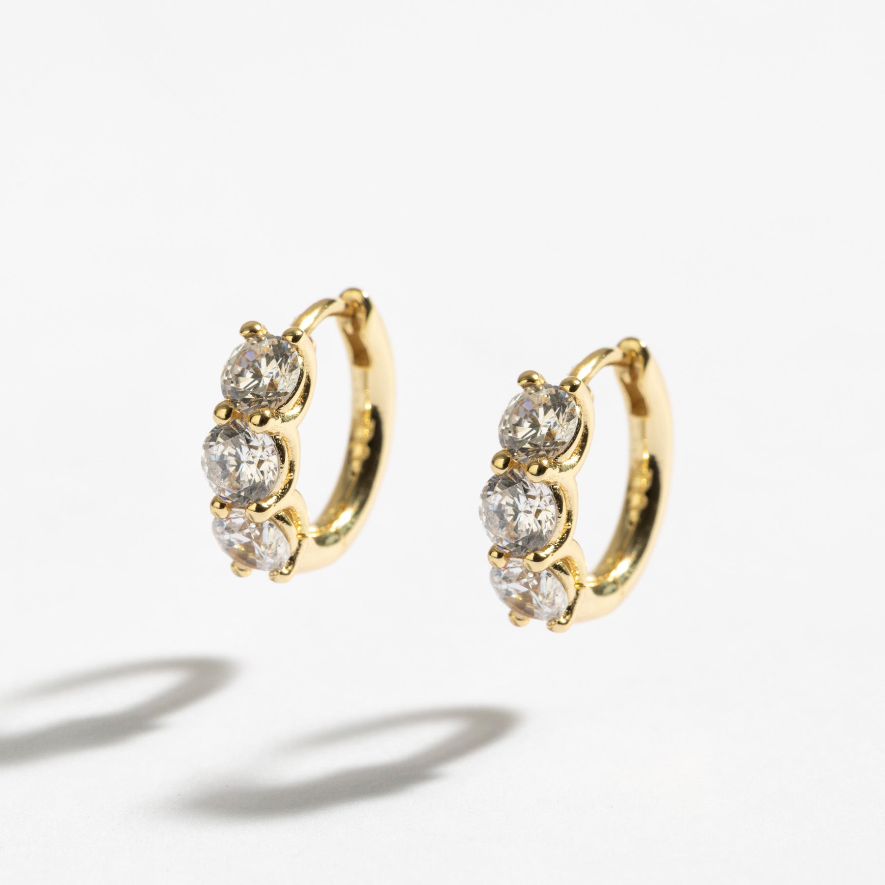 עגילי Brilliance זהב – Danon Jewellery