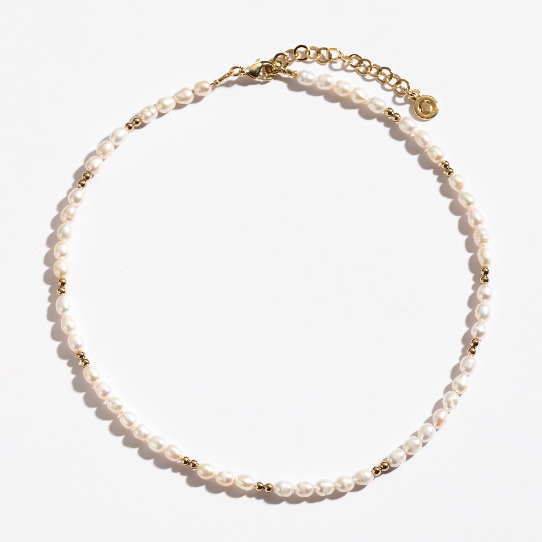 שרשרת Geranium זהב פנינה – Danon Jewellery