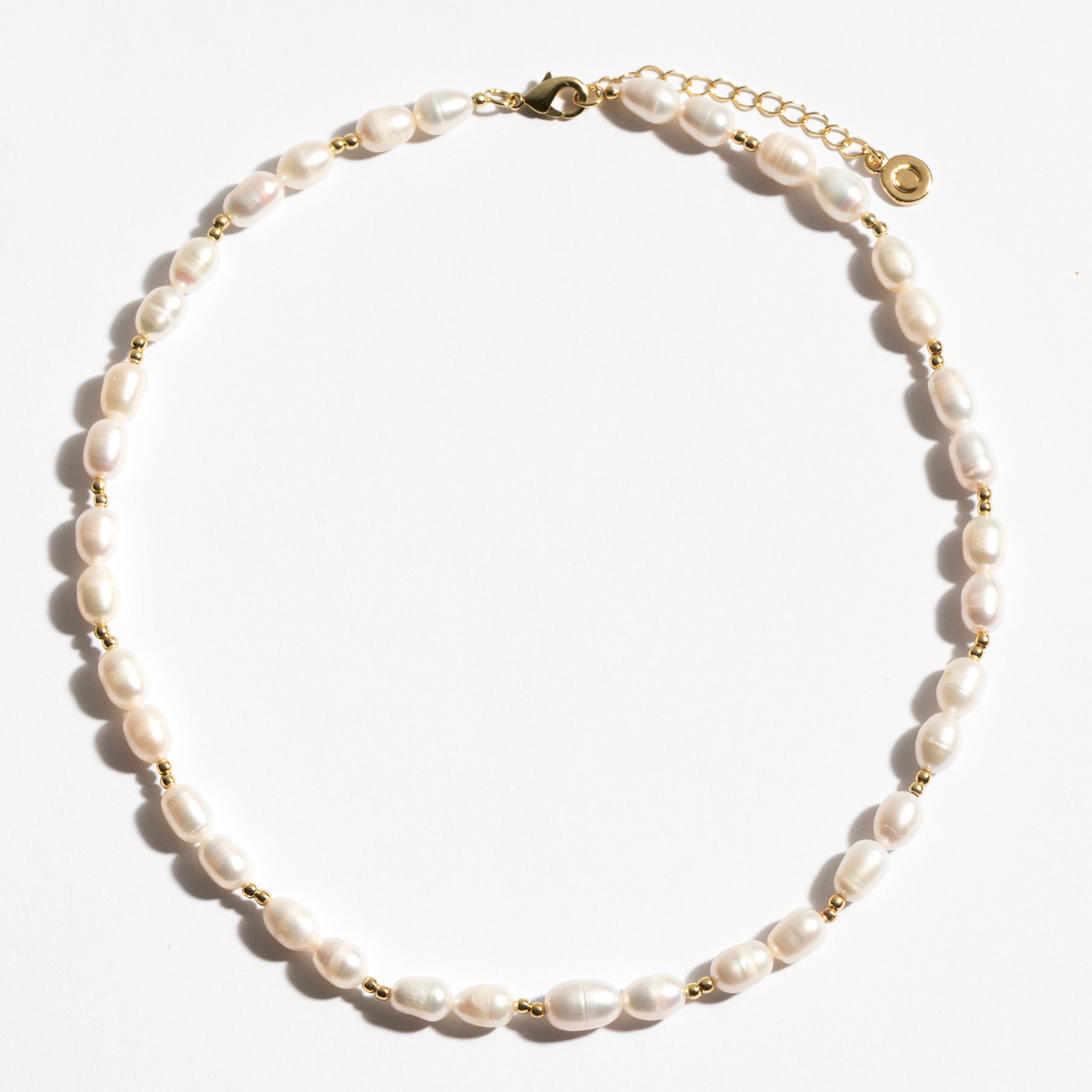 שרשרת Dione זהב פנינה – Danon Jewellery